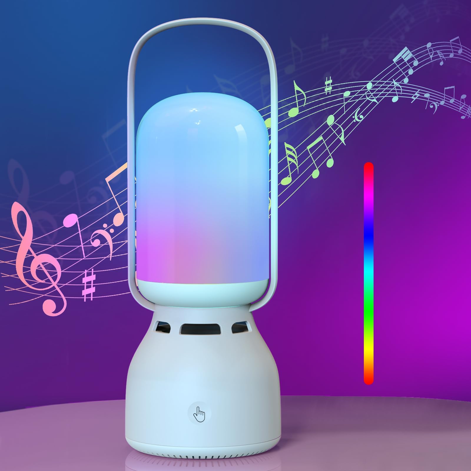 Amazon.com: Hetyre Night Light Bluetooth Speaker, 5 in 1 Touch Control ...