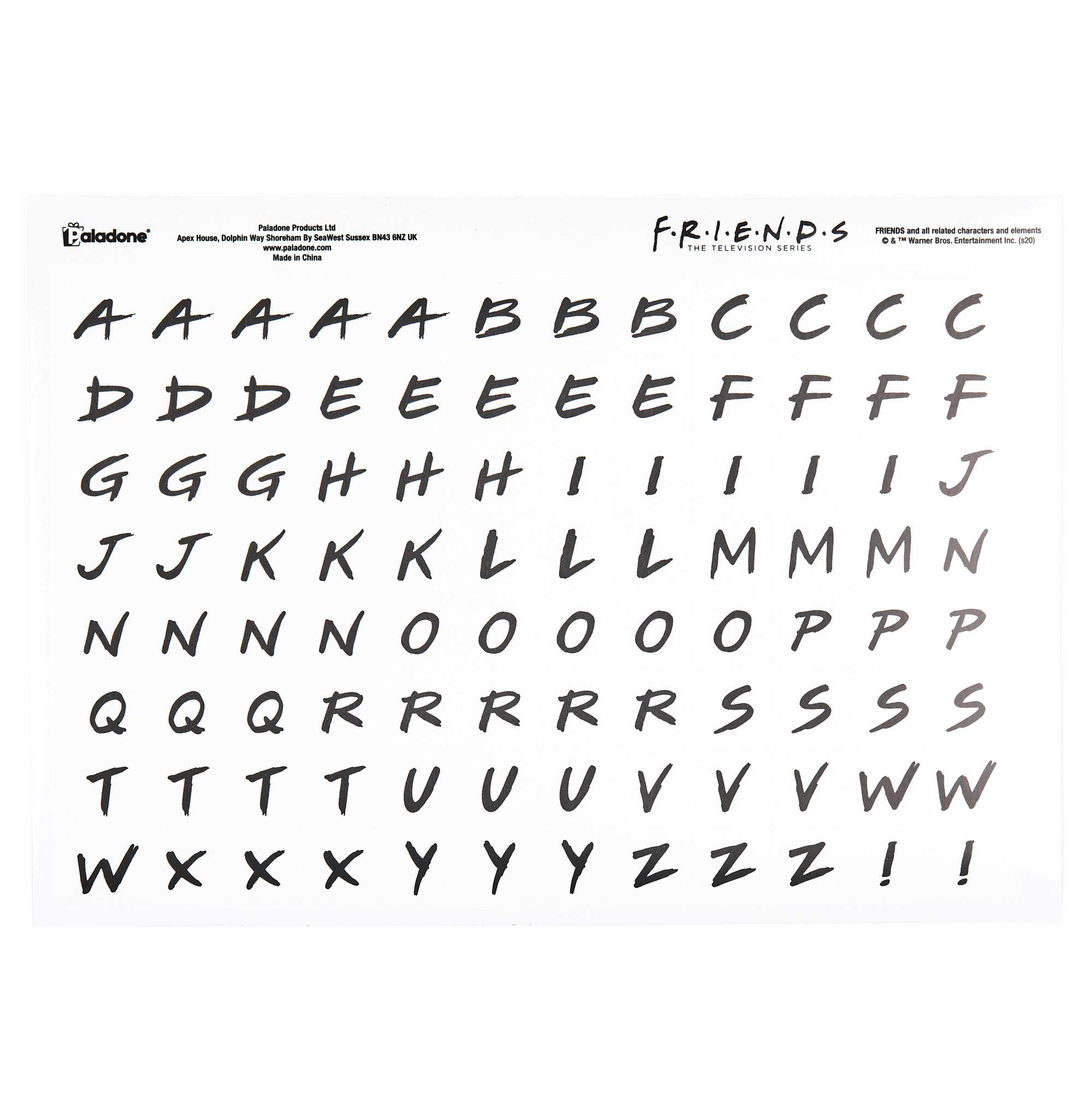 Snapklik.com : Friends Gadget Decals - 4 Sheets Of Removable Waterproof ...