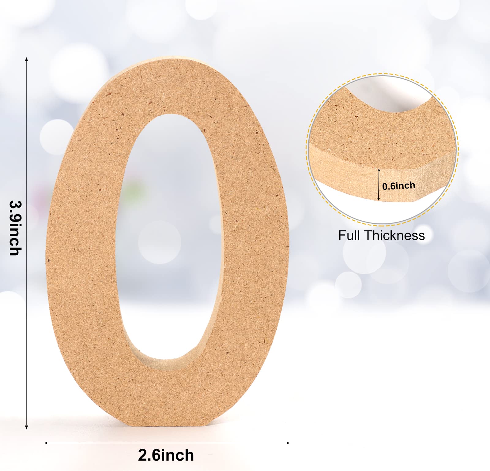 Snapklik.com : 4 Inch Wooden Numbers Wooden Numbers For Wall Decor ...