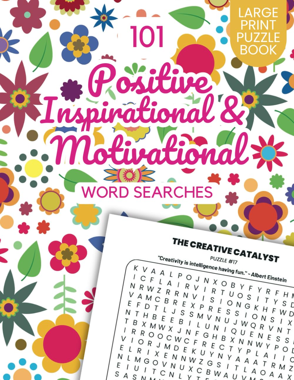 Amazon.com: 101 Positive Inspirational and Motivational Word Search ...
