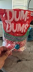 Amazon.com : Dum Dums Lollipops Blu Raspberry Flavor 1-50 Ct Bag ...