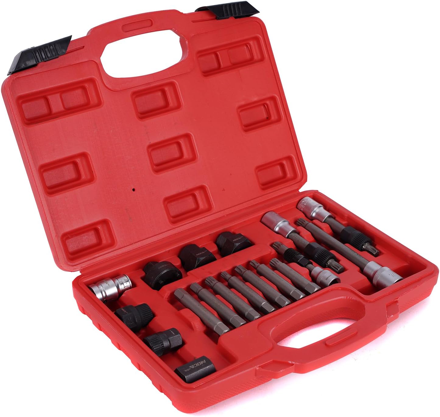 Amazon.com: MPLUS 18Pcs Alternator Pulley Decoupler Socket Kit Pulley ...