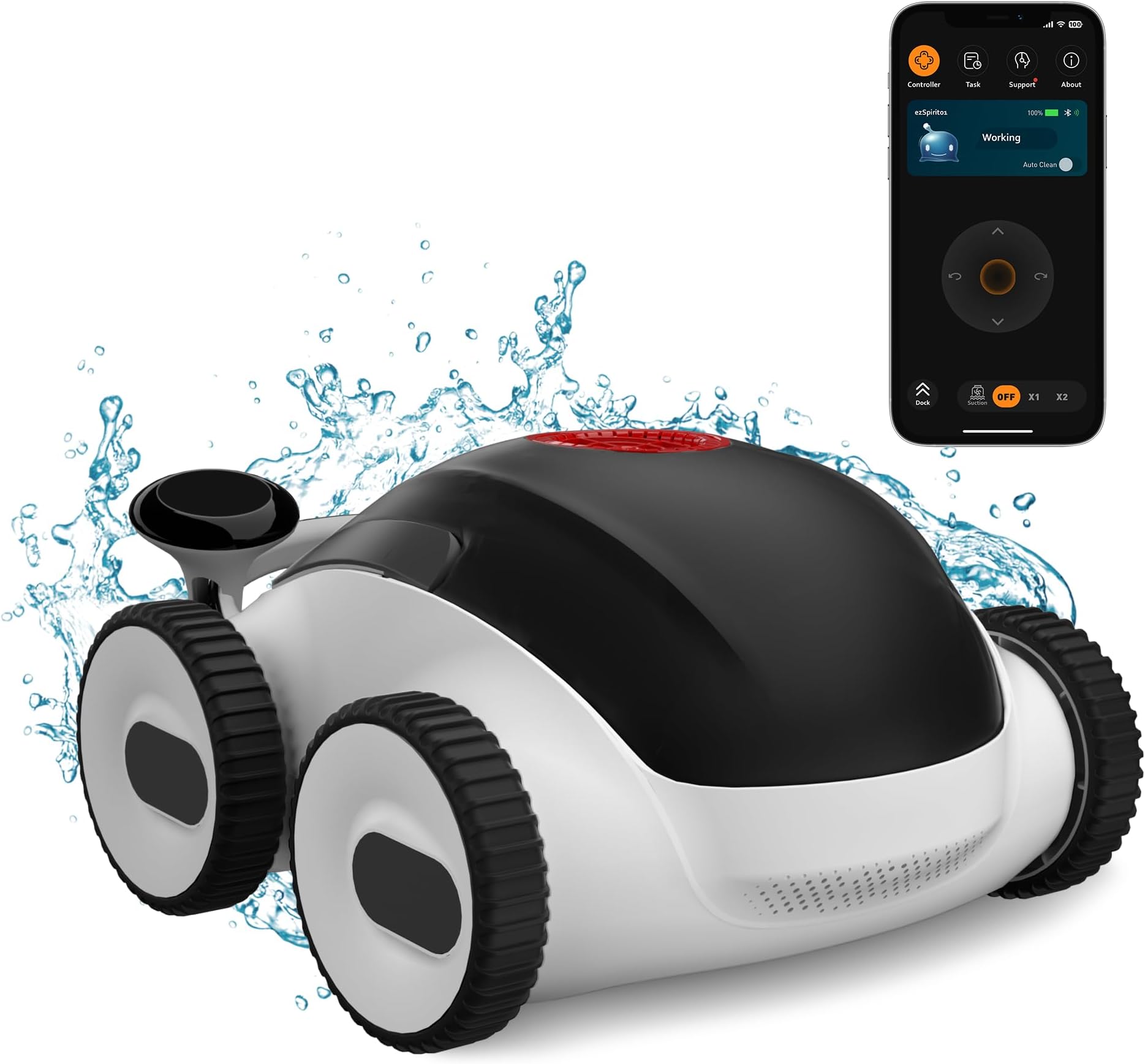 Amazon.com : BUBLUE Bubot 500 Cordless Pool Cleaner Robot- Pool Vacuum ...