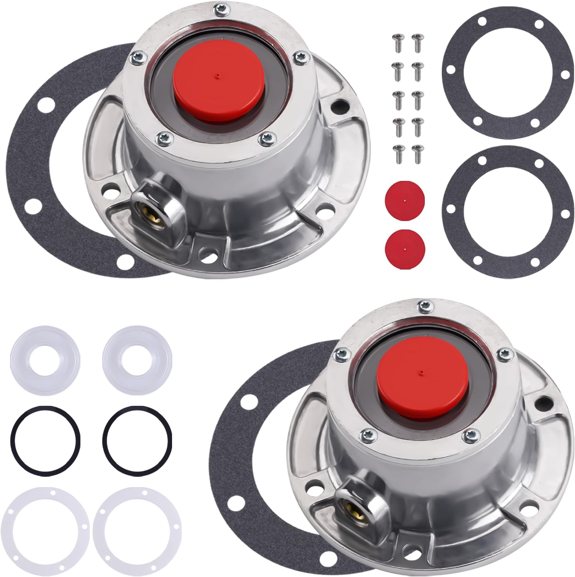 Amazon.com: Ailbiuko 343-4024 Trailer Hub Cap 3434024 Aluminum Hubcaps ...