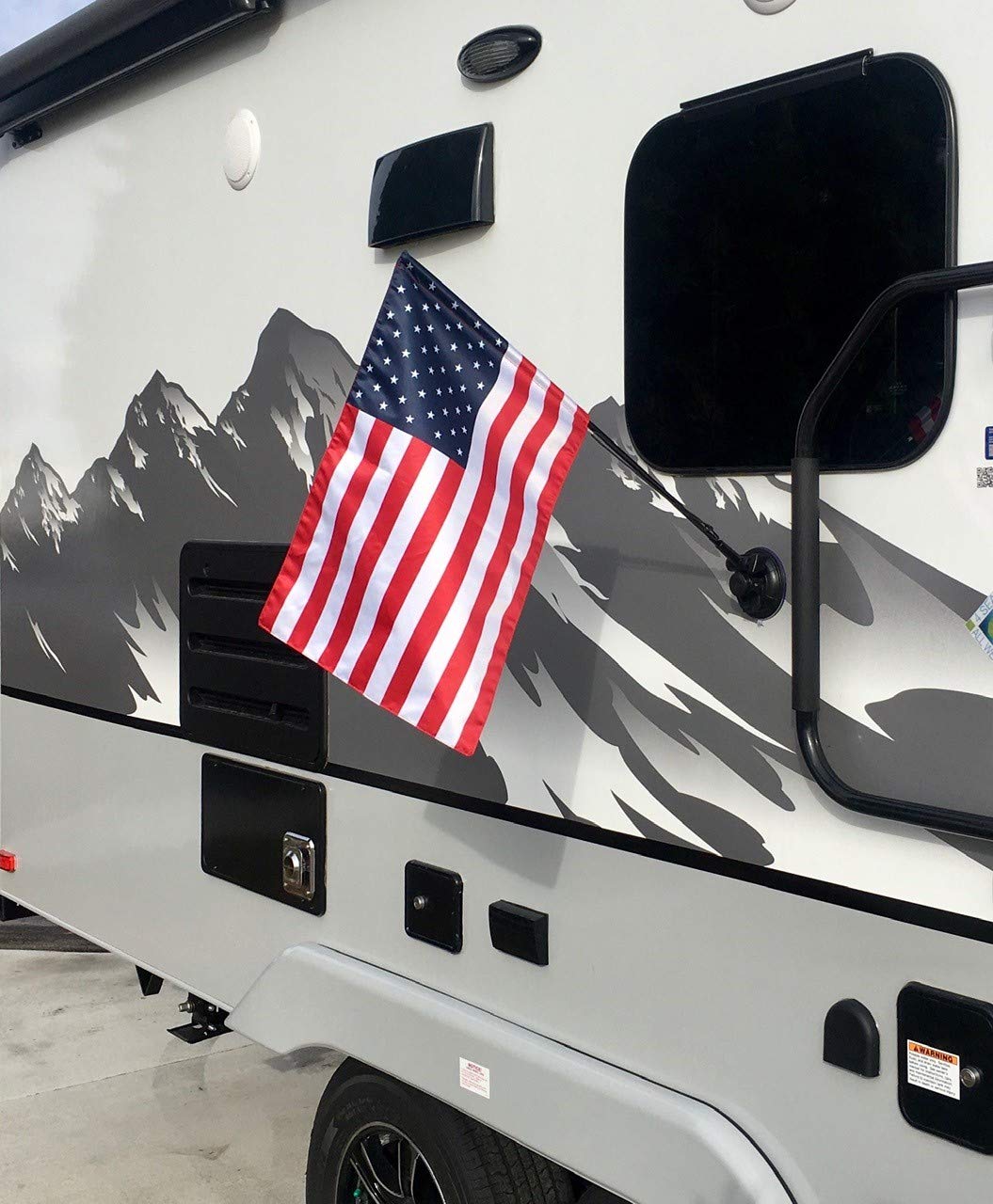 Camping Rv Flag Pole Pvc Camping Flag Pole