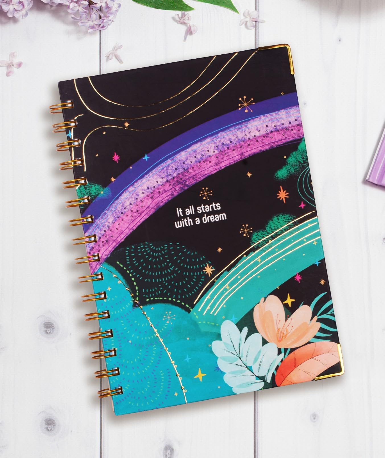 Doodle Daily Planner I A5 I Hard Cover I Plan your day | To do List ...