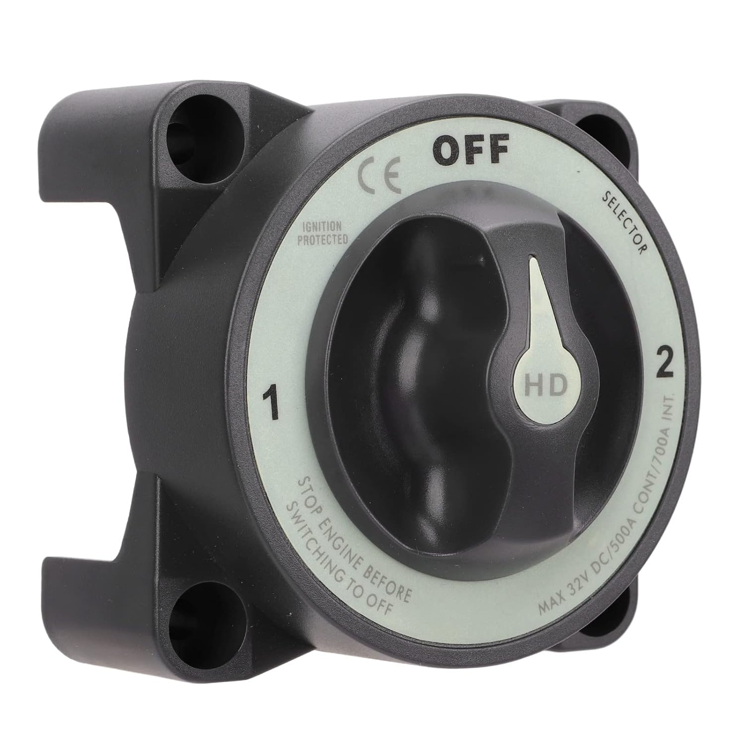 Amazon.com: Battery Disconnect Switch 500A 3 Position RV Boat Power Cut ...