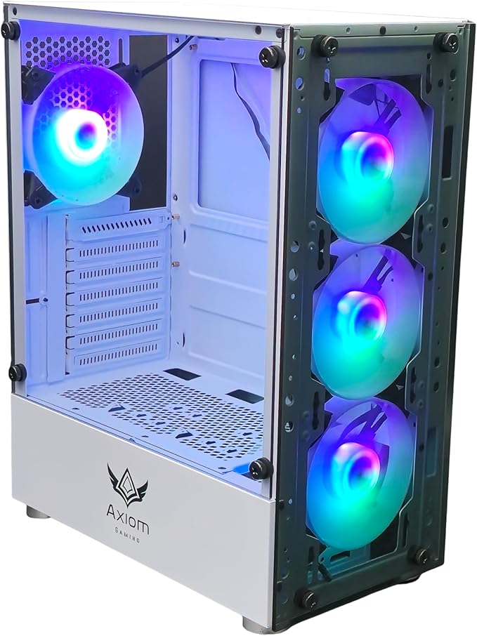 Amazon.com: Nova Series C013 | ATX Mid-Tower PC Case | Built-in RGB Lighting | Tempered Glass ...
