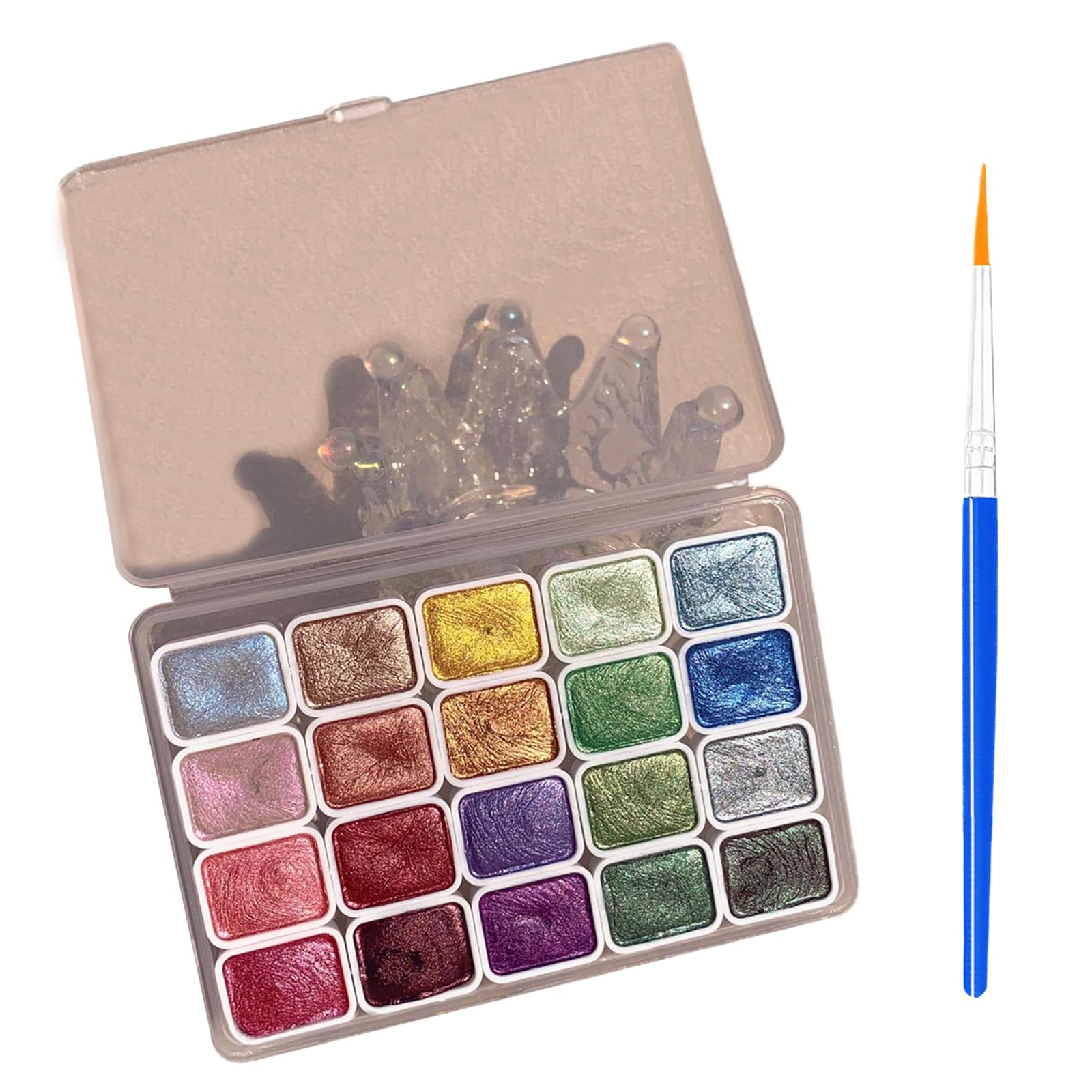 20 Colors Shifting Watercolor Painting Set, Pearlescent Colour Shifting ...
