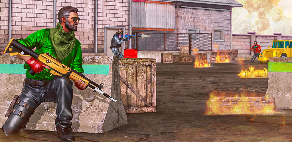 Battlegrounds Survival Shootout Fire : Gun Strike Force: Team Shooter ...