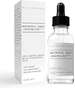 MATRIXYL 3000 + ARGIRELINE Peptide 1 oz Serum + Organic Hyaluronic Acid ...