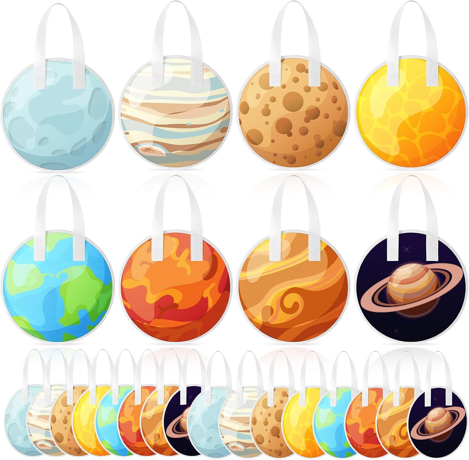 Amazon.com: Yoojahow 24 Pcs Outer Space Party Favor Bags Bulk with ...