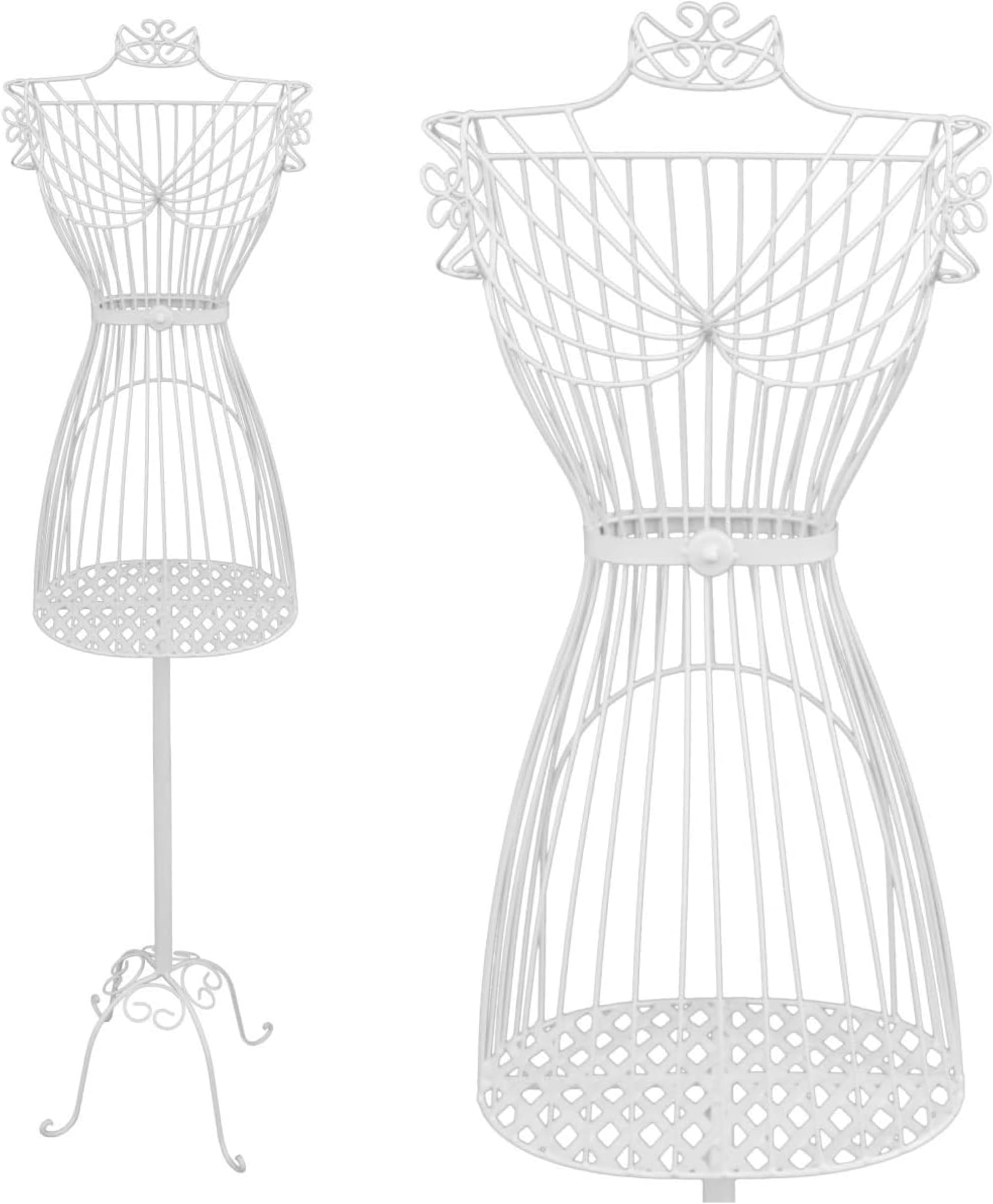 PrimoLiving Mannequin en Métal Bella Donna en Antique Blanc - Mannequin ...