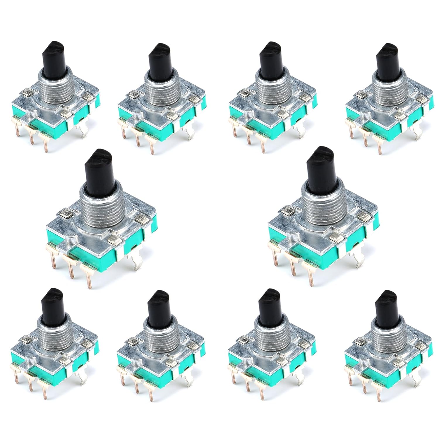 JESSINIE 10Pcs EC16 360 Degree Rotary Encoder Code Switch Digital ...