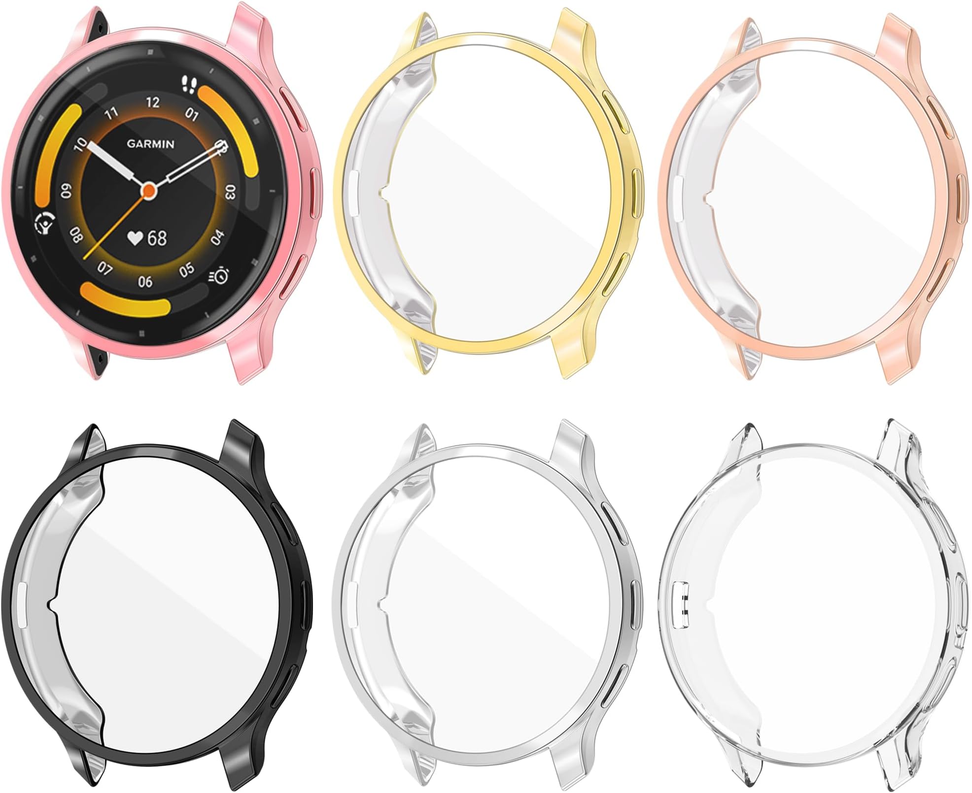 Amazon.com: 6 Pack Watch Screen Protector for GARMIN Venu3S 41mm, Soft ...