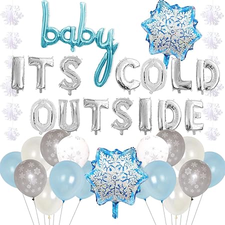 Amazon.com: Baby It’s Cold Outside Party Decorations Frozen Theme Baby ...