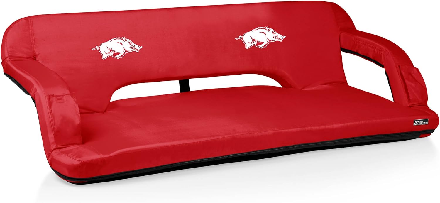 Amazon.com: NCAA Arkansas Razorbacks Reflex Portable Travel Couch, Red ...