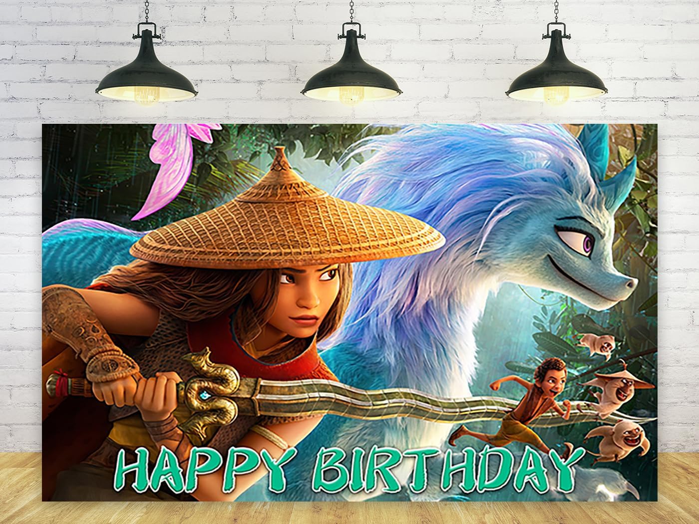 Amazon.com : Princess Raya Backdrop for Birthday Party Decorations Raya ...