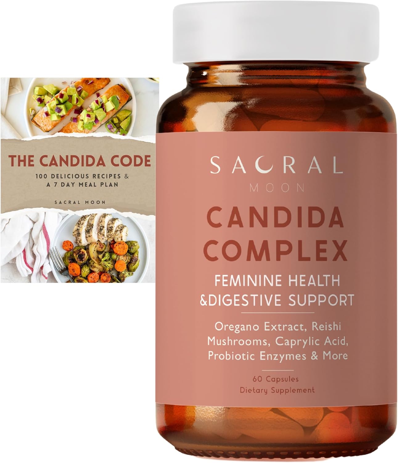 Amazon.com: SACRALMOON Candida Cleanse - 8 Cleansing Ingredients for ...