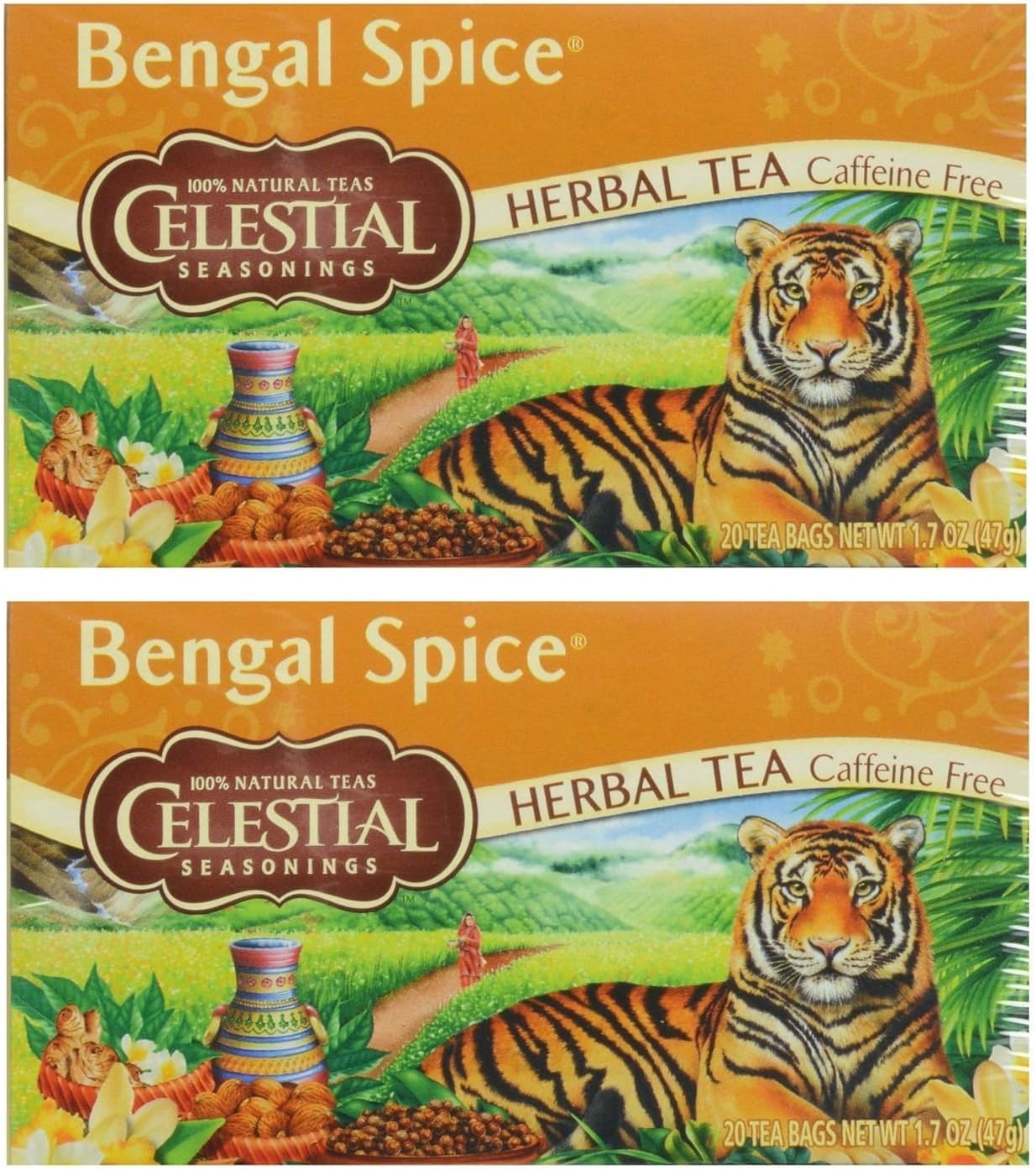 Amazon.com : Celestial Seasonings, Tea, Bengal Spice, 20 ct : Grocery ...