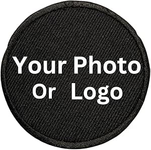 Amazon.com: Personalized Photo or Logo Patch Multi Shape Embroidery, Custom Embroidered Sew On ...