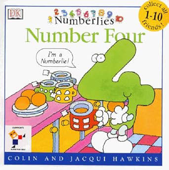 Numberlies Number Four : Hawkins, Colin and Jacqui: Amazon.in: Books