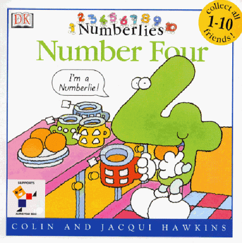 Numberlies Number Four : Hawkins, Colin and Jacqui: Amazon.in: Books
