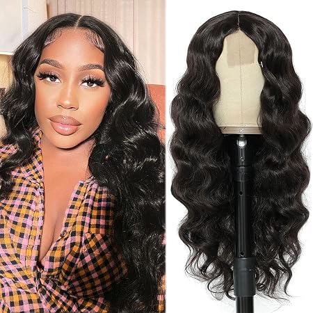 Amazon.com : Body Wave Lace Front Wig 24 inch Long Wavy Lace Front Wig ...