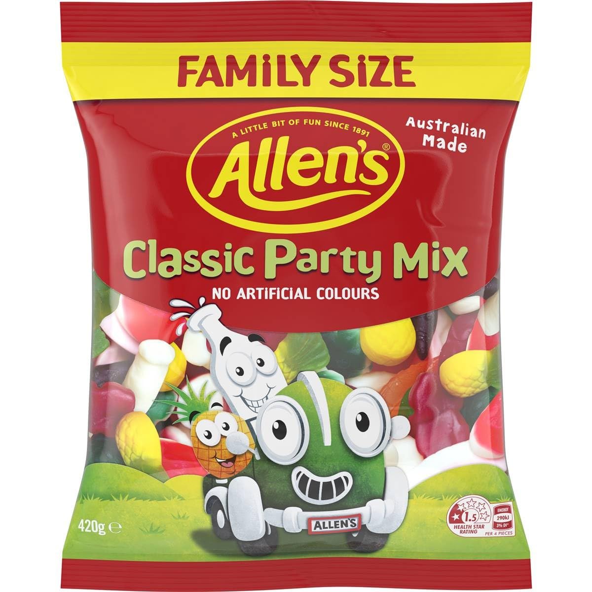 Allens Classic Party Mix Lollies 420 g : Amazon.com.au: Pantry Food ...