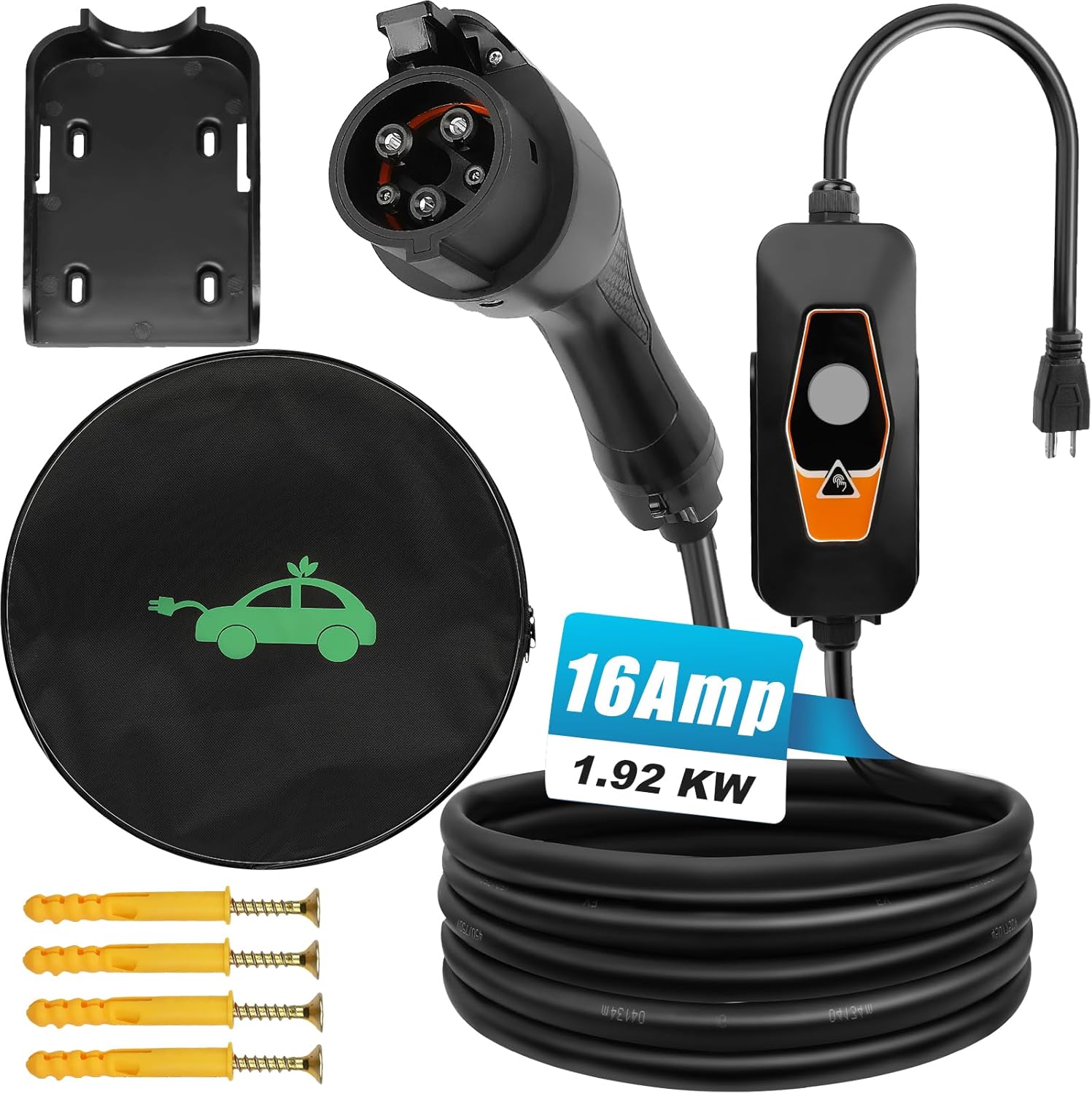 Amazon.com: Orceed Portable EV Charger Level 1, 16Amp 120V, Electric ...