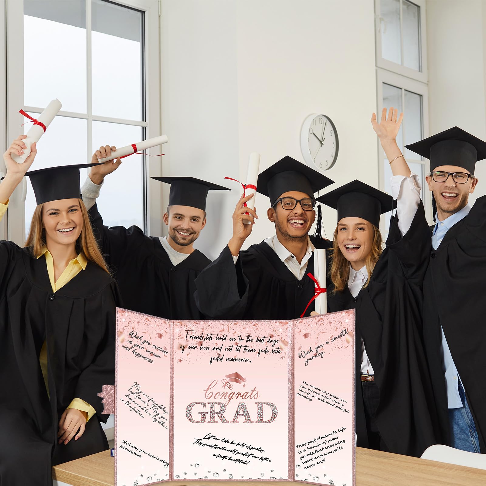 Snapklik.com : Rose Gold Graduation Decorations Class Of 2025, Creative ...
