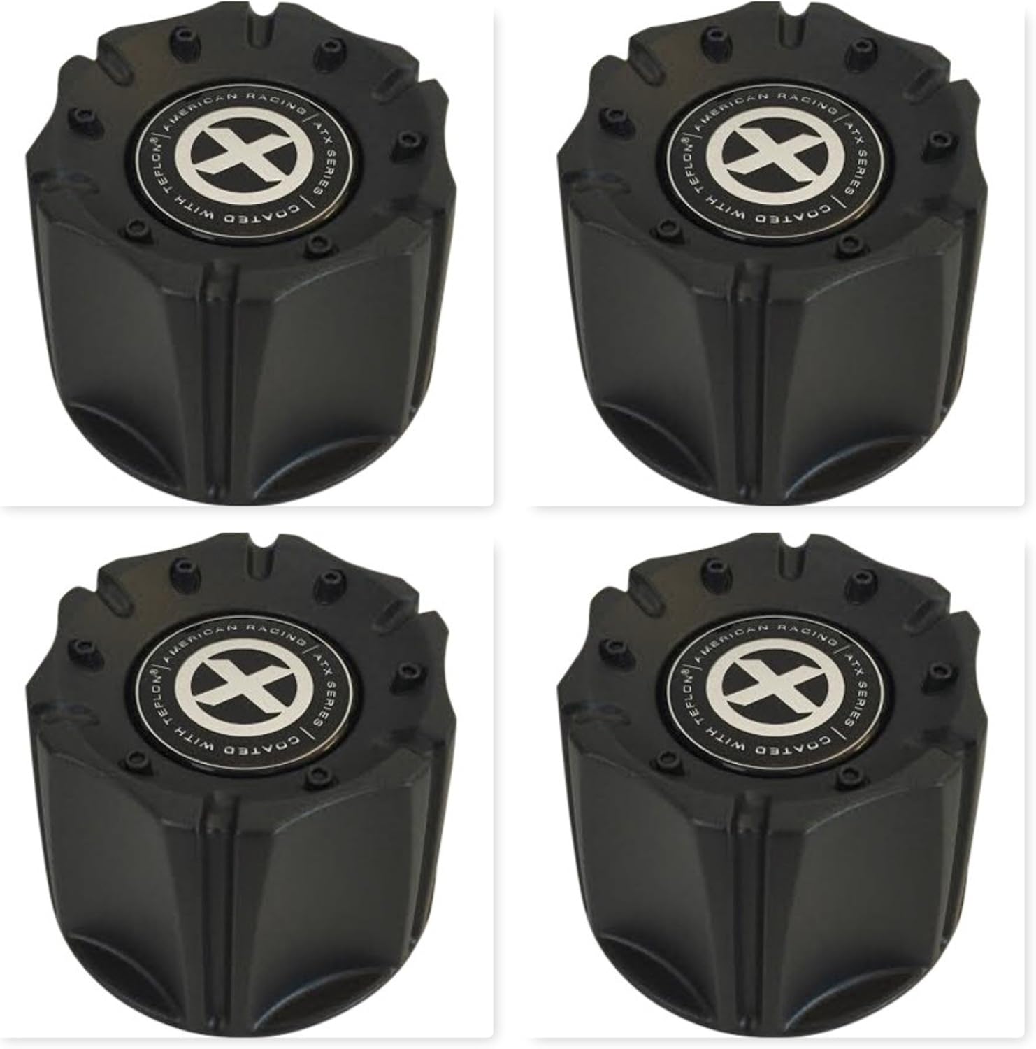 Amazon.com: 4 Pack American Racing AX181 Artillery SC157B SC-157 S808 ...