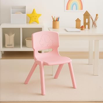 HAPPY BEAR Plastic Kids Chair | Durable and Lightweight, 9.3" Height ...
