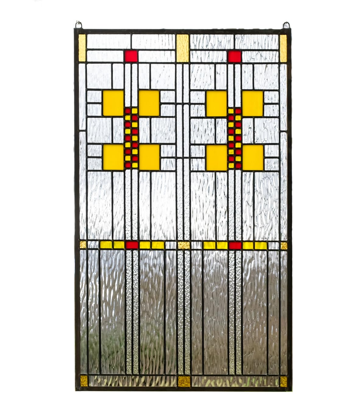 Amazon.com: 20" x 34" Stained Glass Mission Style Window Panel : Home ...