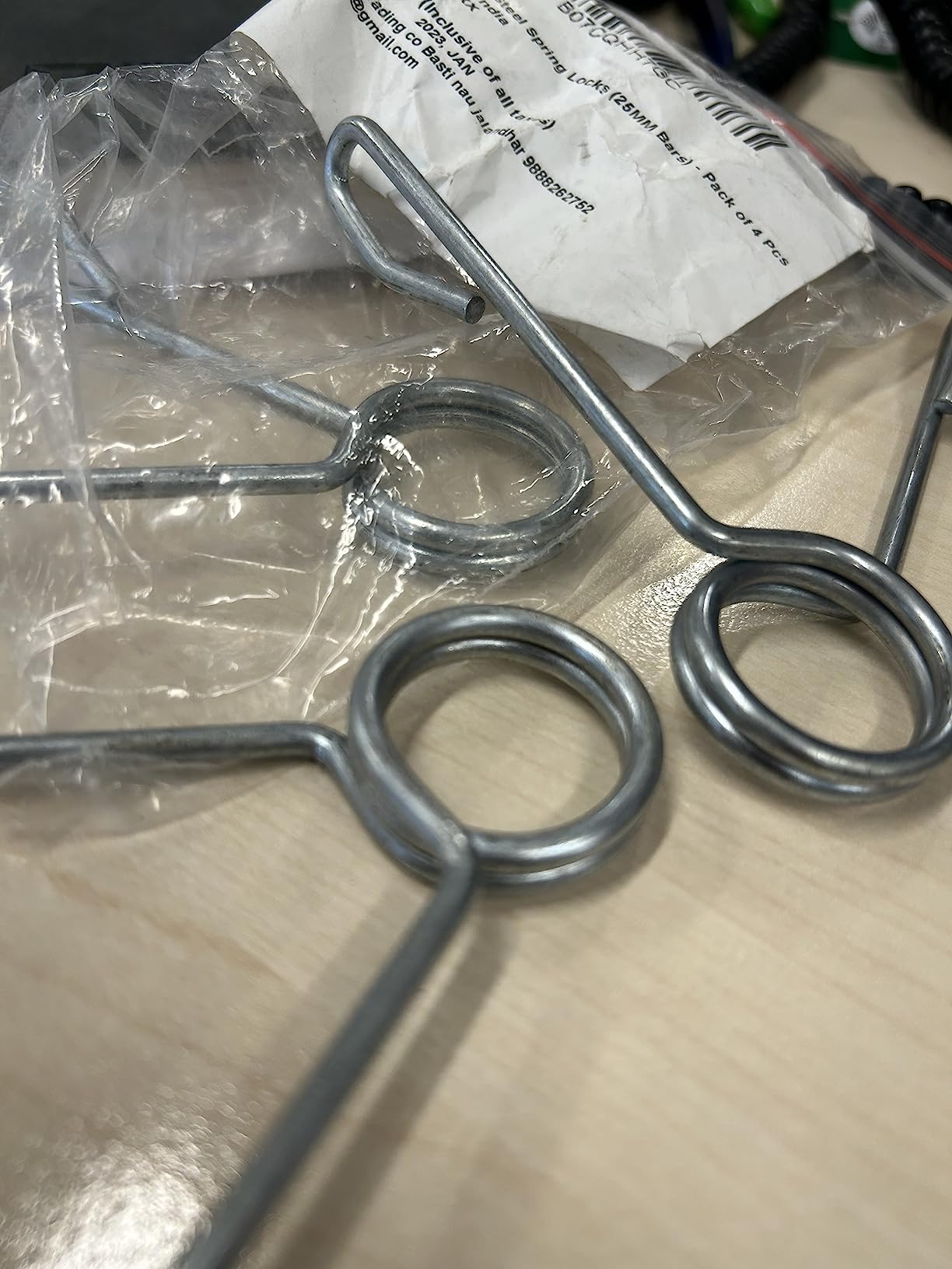 Buy BODY MAXX Steel Spring Locks (25MM Bars) - Pack of 4 Pcs Online at ...