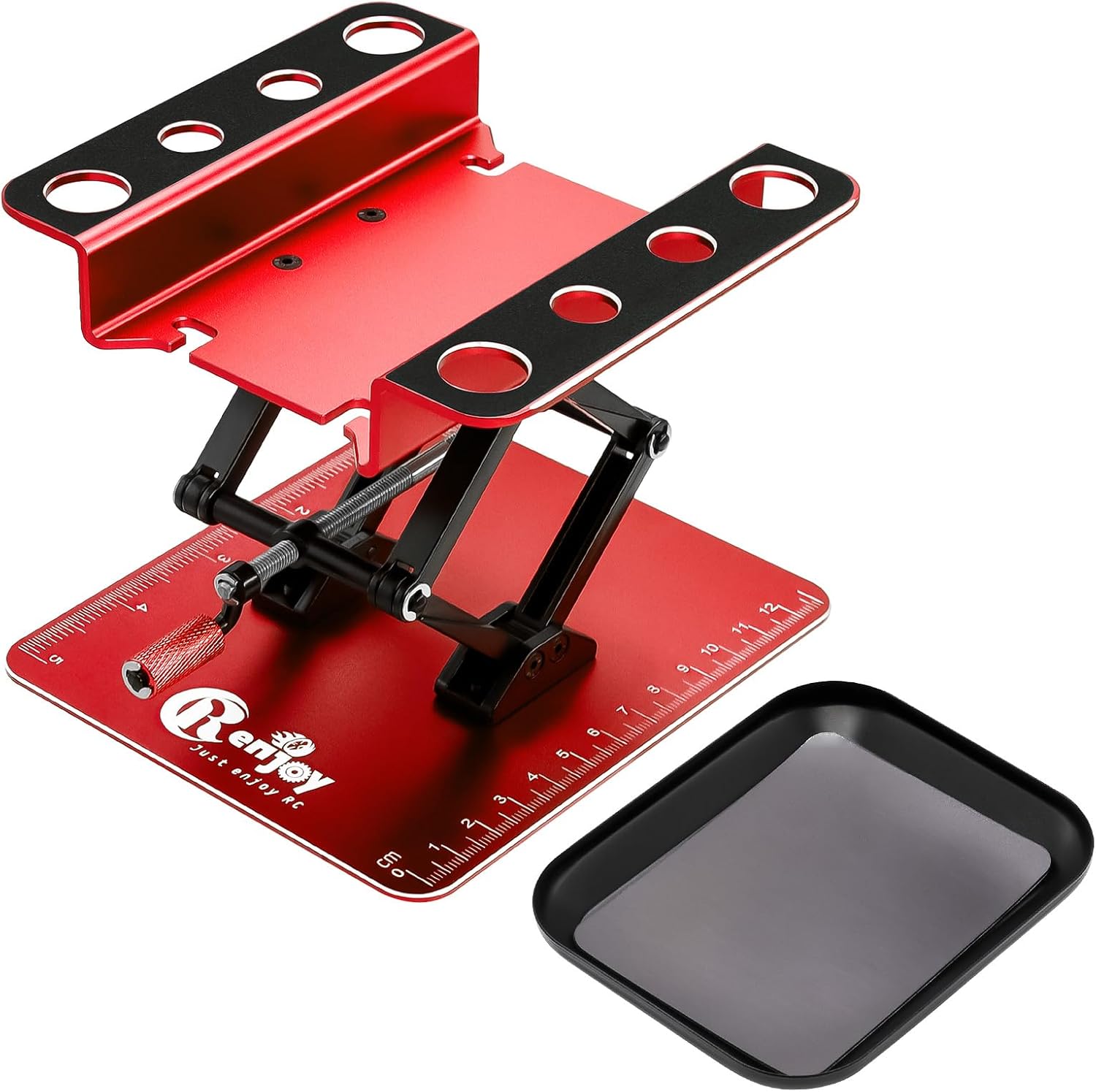 Amazon.com: RC Car Work Stand Aluminum Repair Workstation Lift Lower ...