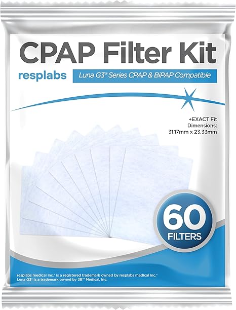 Amazon.com: resplabs CPAP Filters Compatible with The 3B React Luna G3 ...