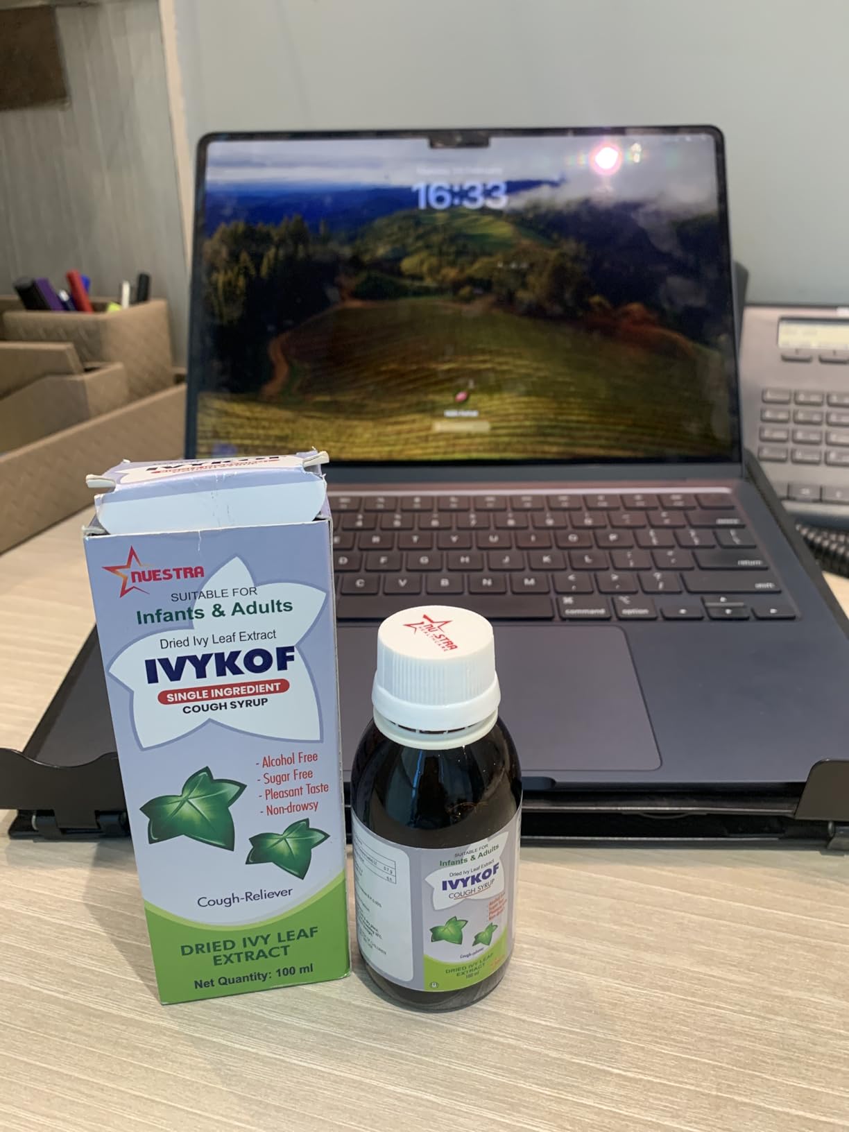 Buy IVYKOF Buy Nuestra 100 Ml,Ivy Leaf Extract Single Ingredient Cough ...