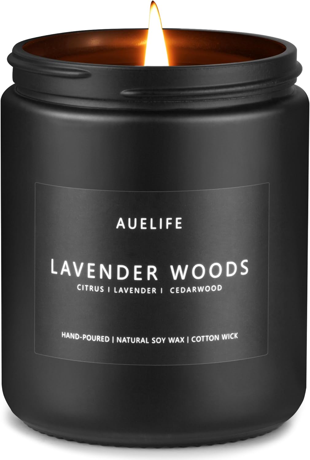 Amazon.com: Scented Candles for Men | Lavender & Wood Candle - Candle ...