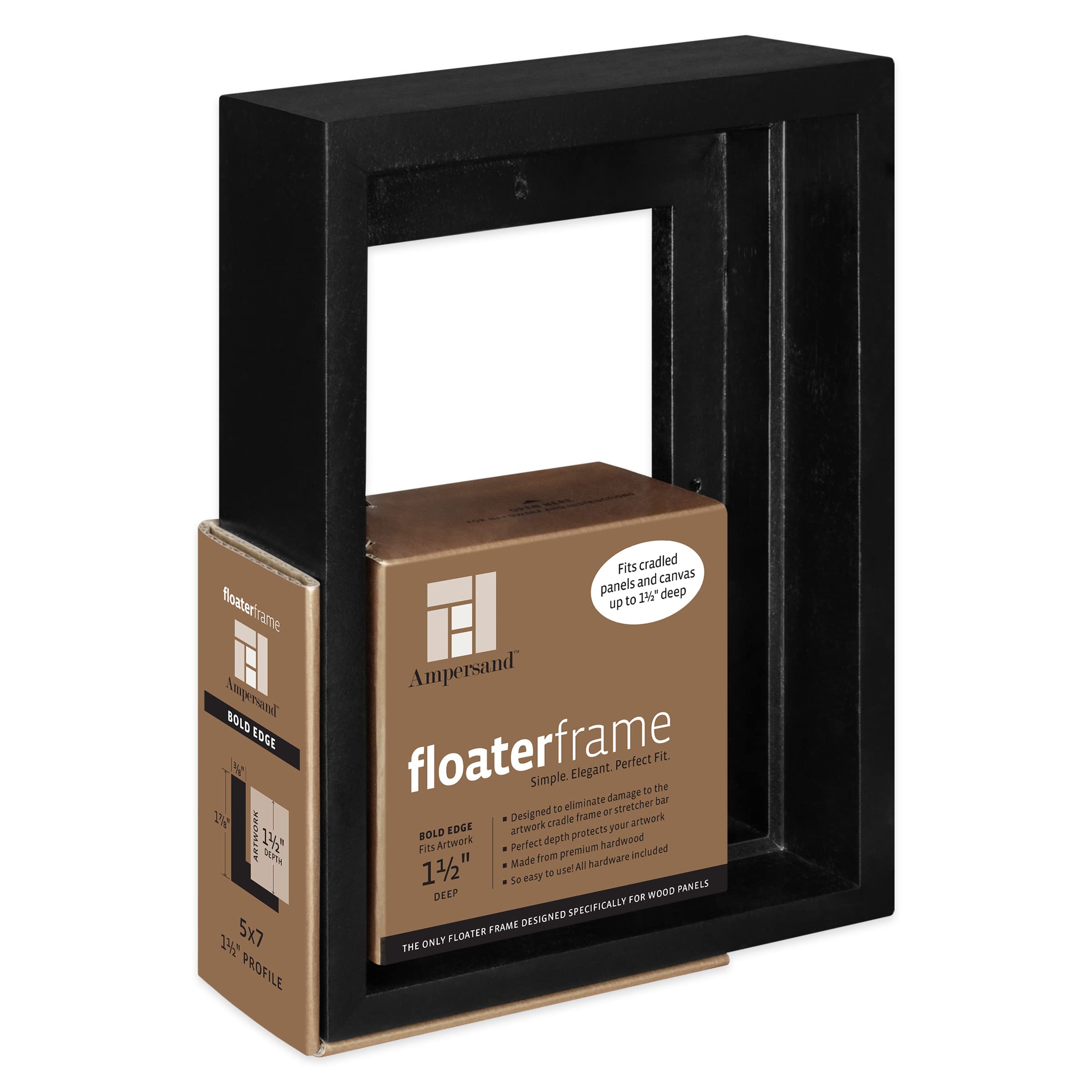 Duo Frames Ampersand Art Supply Floaterframe Readymade Frame For Flat ...