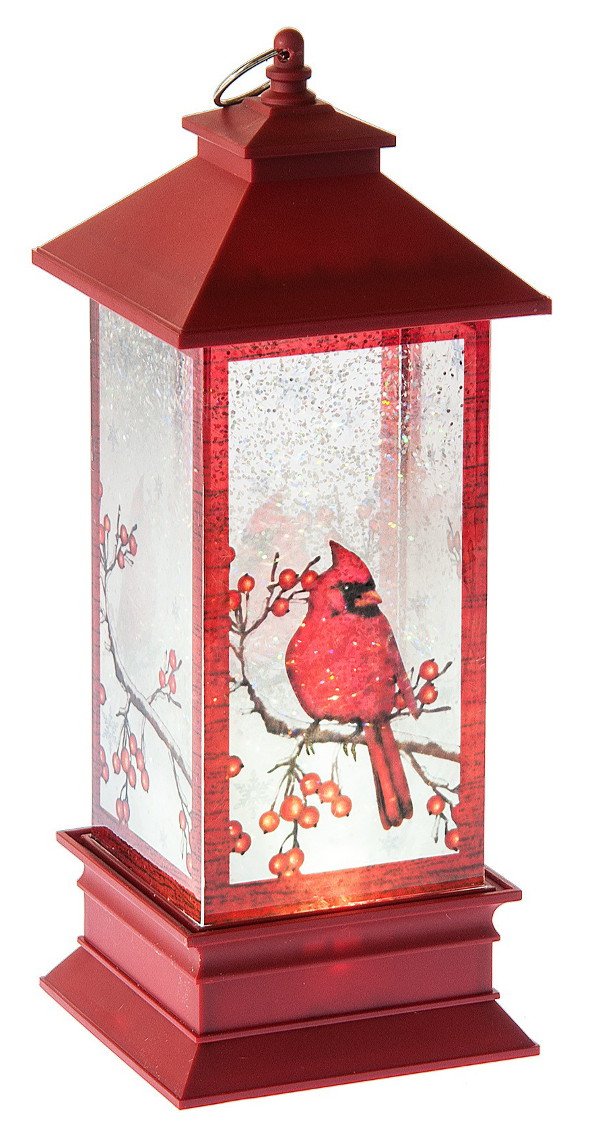 Amazon.com: Midwest CBK Lighted LED Shimmer Cardinal Lantern Decoration ...