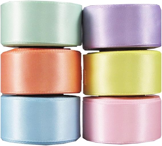 Amazon.com: Grosgrain/Satin Ribbon Sets for Gift Package Wrapping, Hair ...