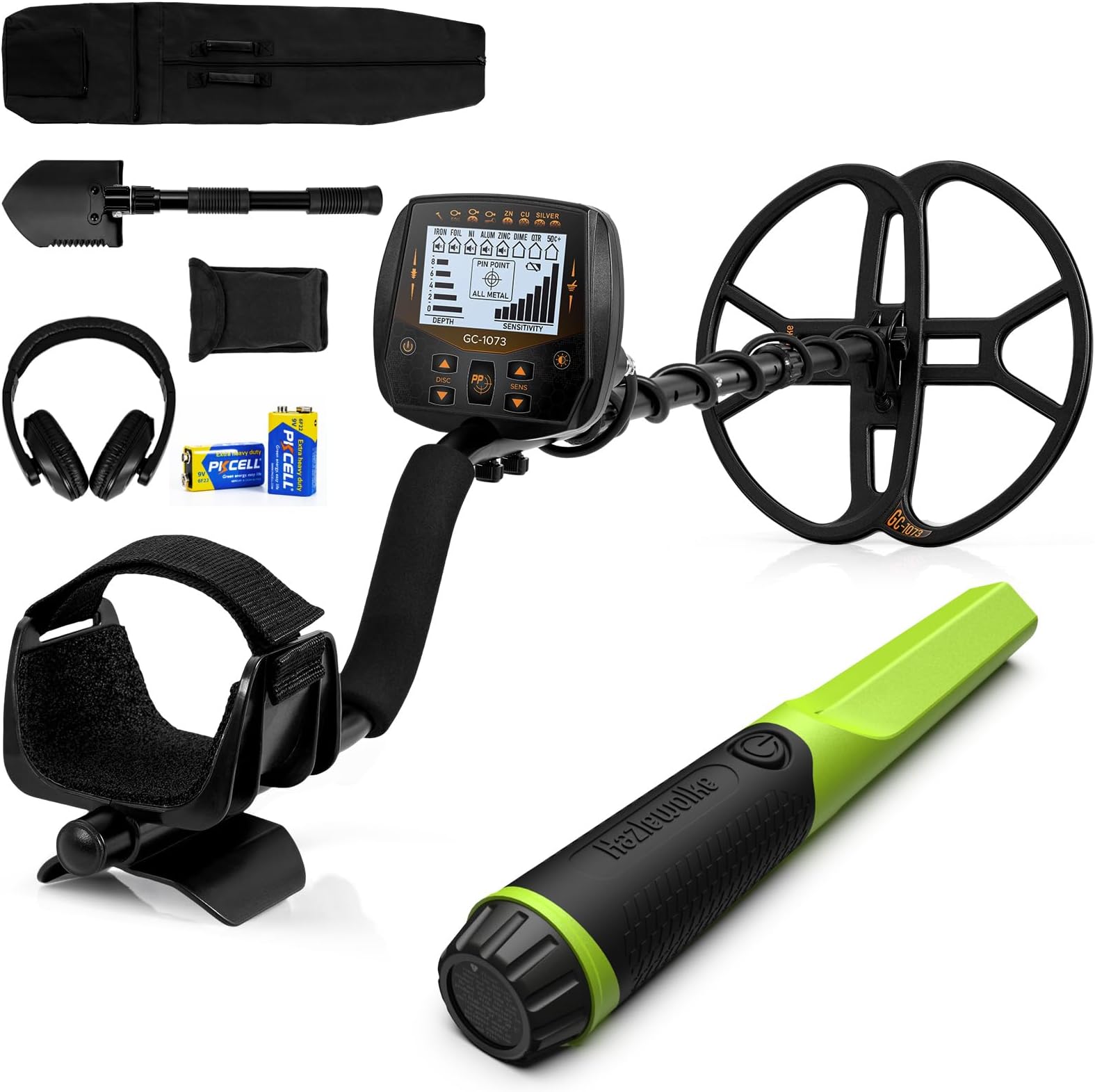 Amazon.com : 1073 Metal Detector with DS-1 Metal Detector Pinpointer ...