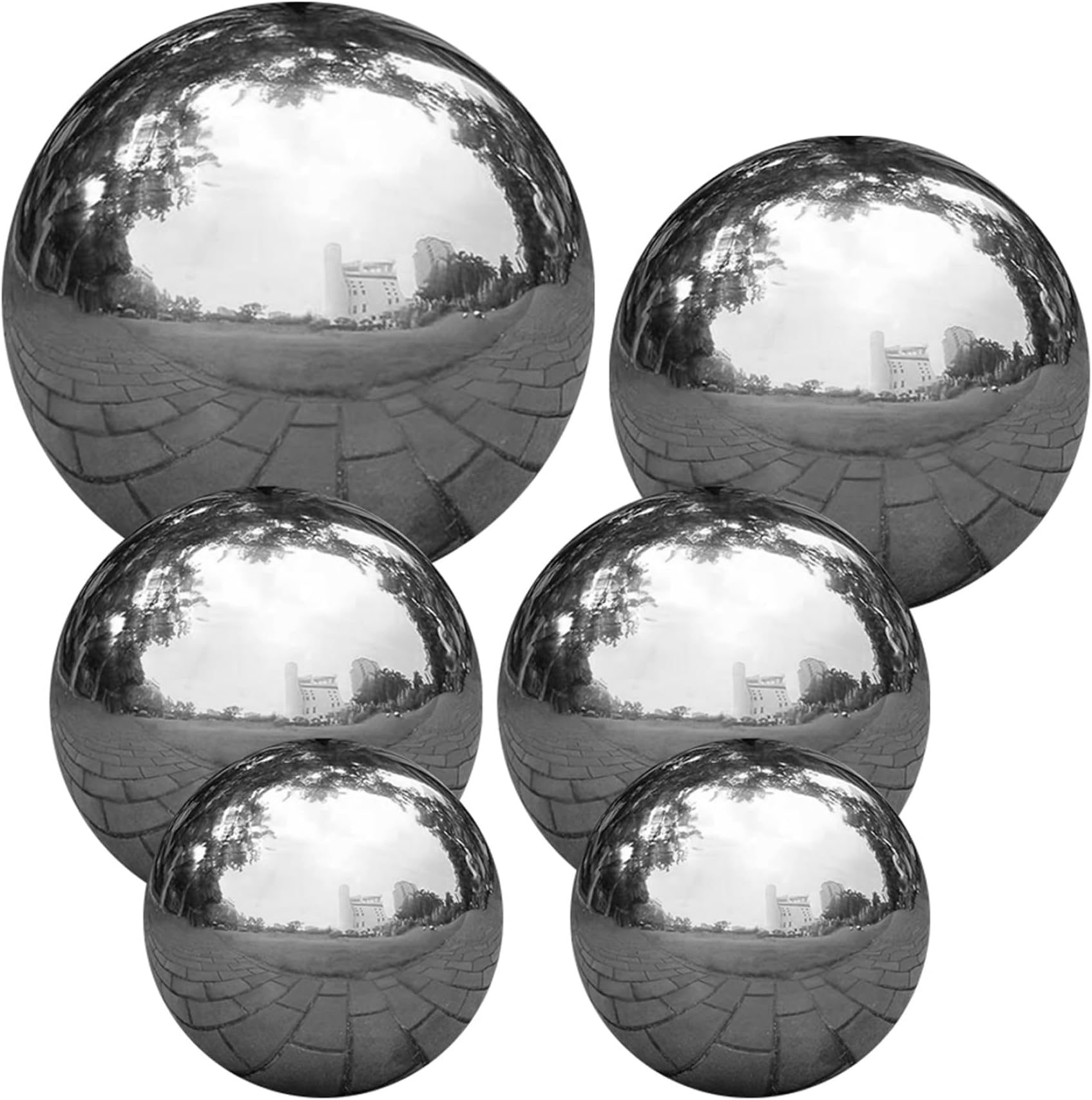 Piaoliangxue Mirror Polished Hollow Ball - 304 Stainless Steel Gazing ...