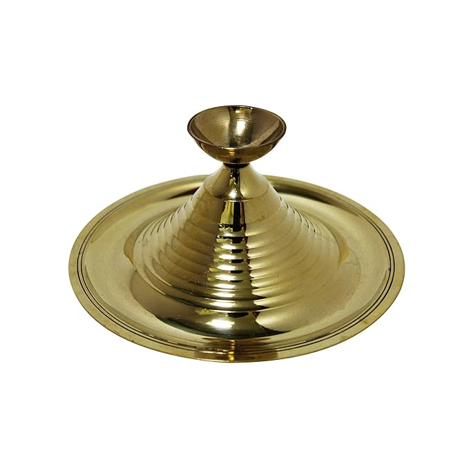 LotusFeet Spirituality Traditional Brass Karpoora Thattu/Sooda Thattu ...