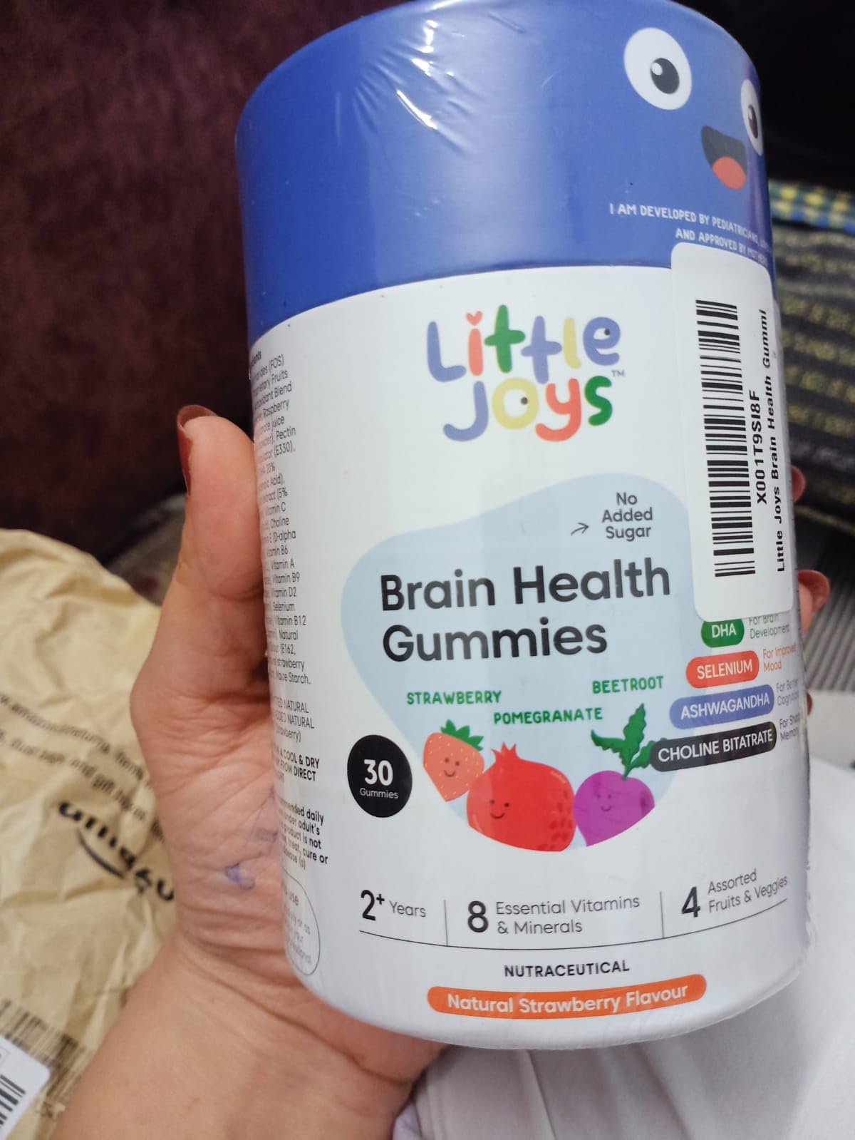 Little Joys DHA Brain Health Gummies (2-6 years) | 30 Day Pack | For ...