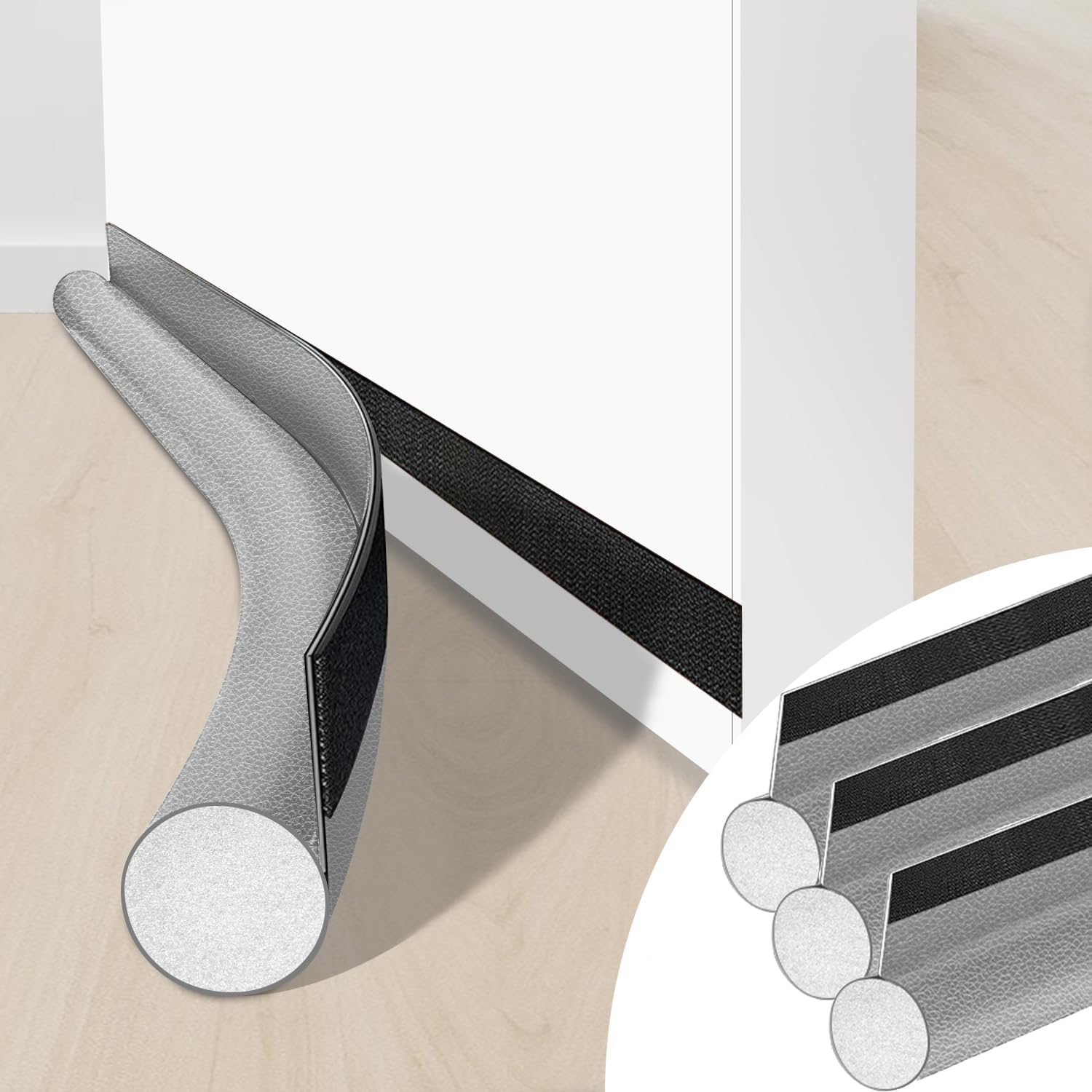 Amazon.com: TOFFCAEA 3 Pack Front Door Weather Stripping Bottom, Door ...
