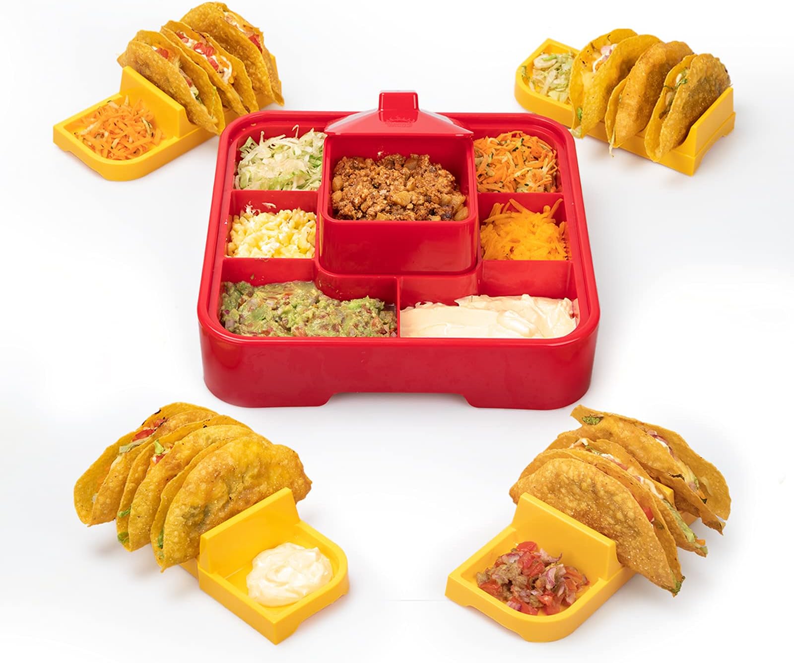 Amazon.com: Taco Tuesday Kit - Taco Bar Serving Set for a Party - 30oz ...