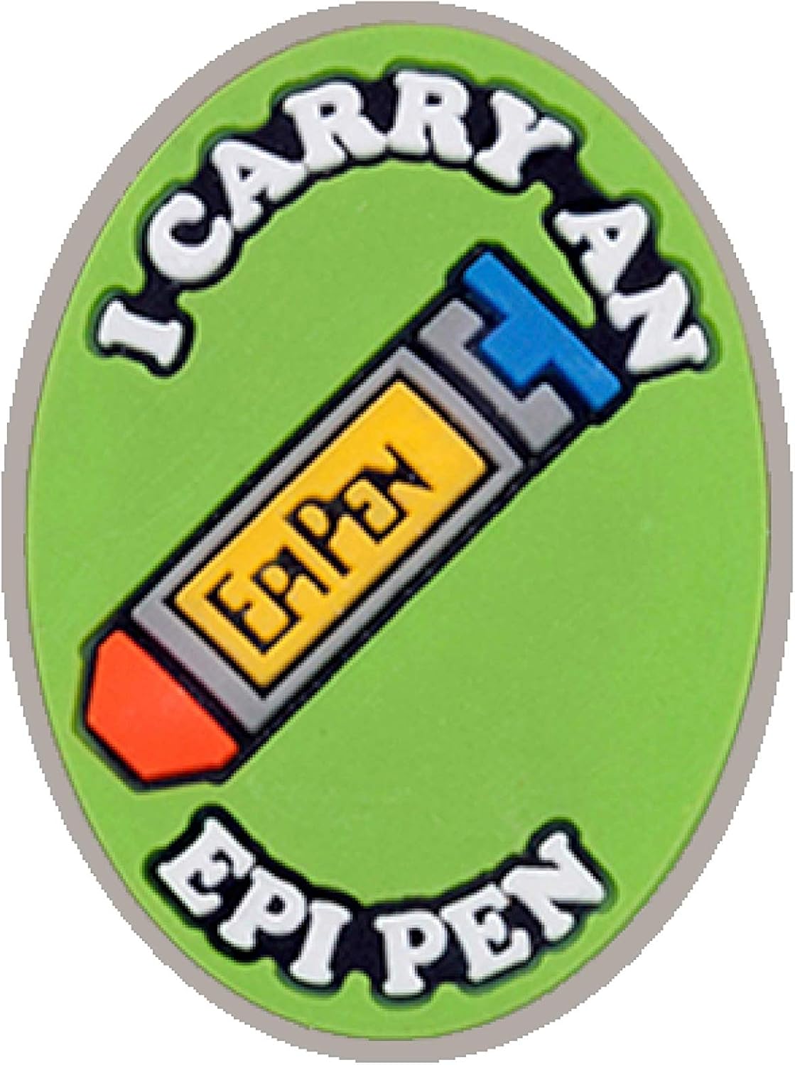 Amazon.com: AllerMates Kids Medical Charm - I Carry an Epi Pen Children ...