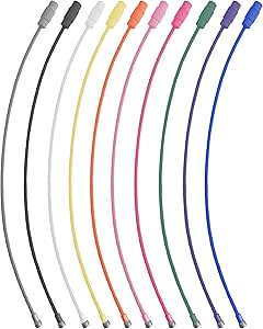 Amazon.com: Xuduvay 50Pcs Metal Wire Keychains,6" Wire Key Rings Kit ...